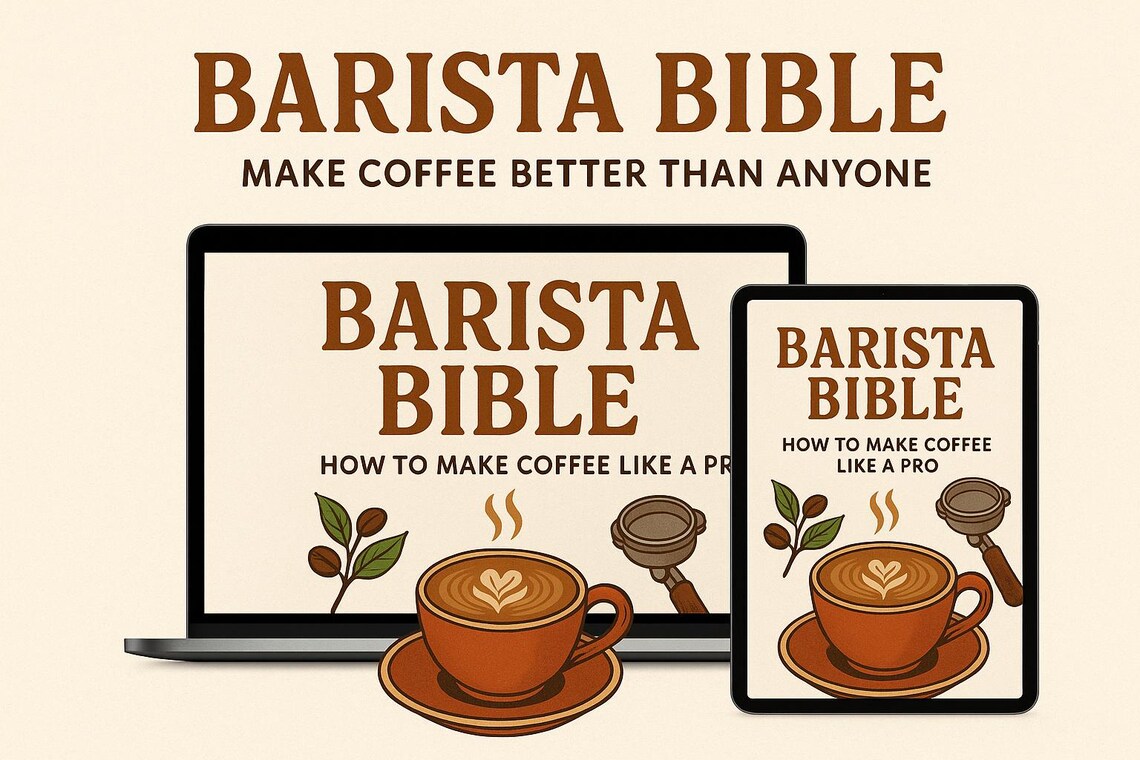 The Barista Bible Digital Download,barista Guide,coffee Guide Print ...