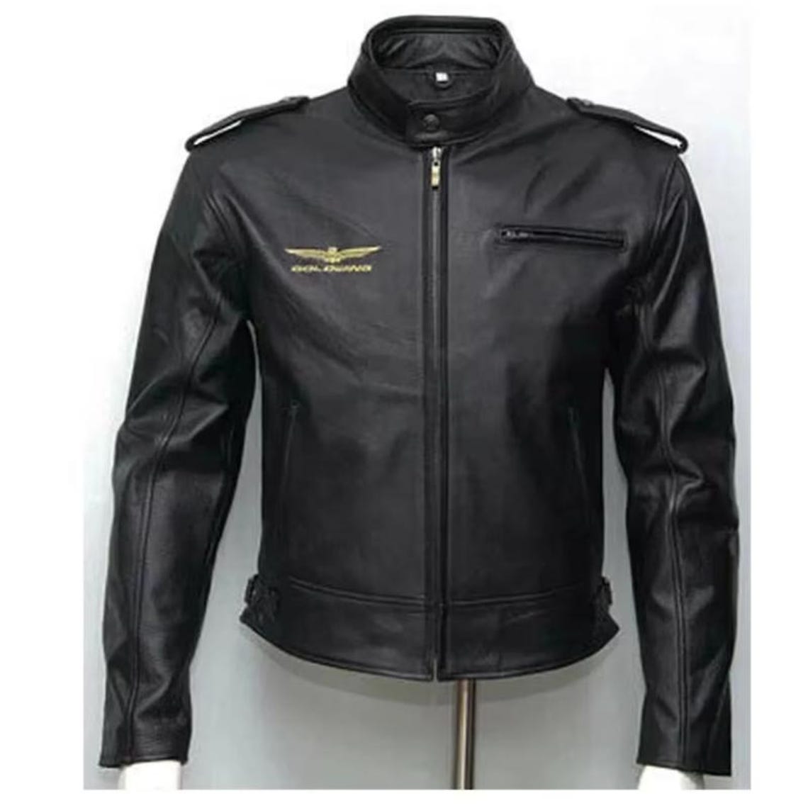 Goldwing Biker Jacket | Men’s Cowhide Leather Motorcycle Rider Jacket ...