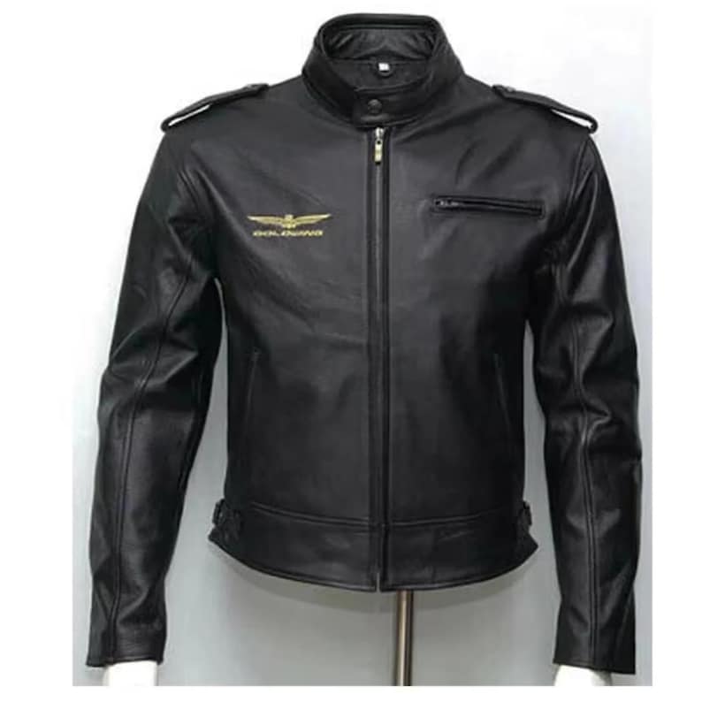 Goldwing Biker Jacket | Men’s Cowhide Leather Motorcycle Rider Jacket ...