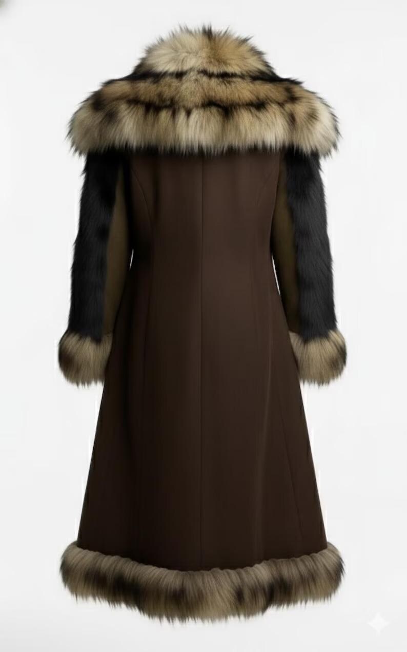Handmade Medieval Fur Coat | Viking Warrior Costume | Renaissance Fair ...
