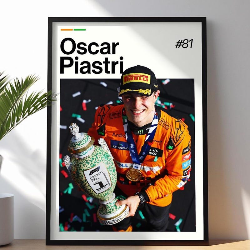 Oscar Piastri Artwork - Etsy