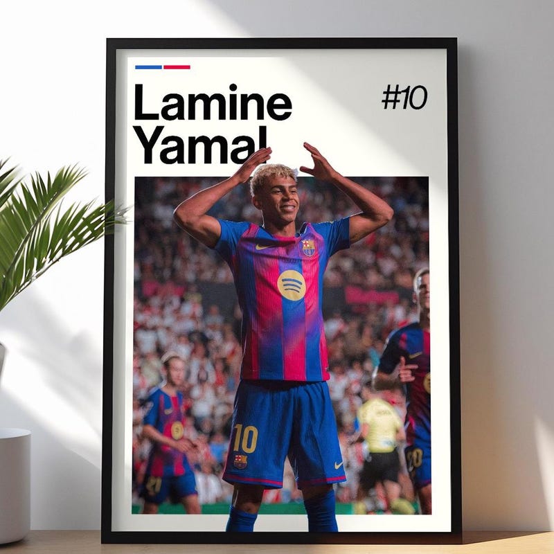 Lamine Yamal Poster - Etsy