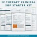 IV Therapy Clinical SOP Starter Kit - Etsy Canada