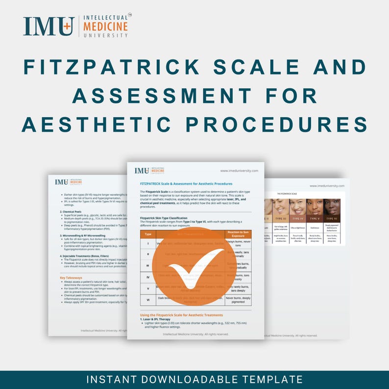 Fitzpatrick Scale and Assessment for Aesthetic Procedures – Skin Type ...
