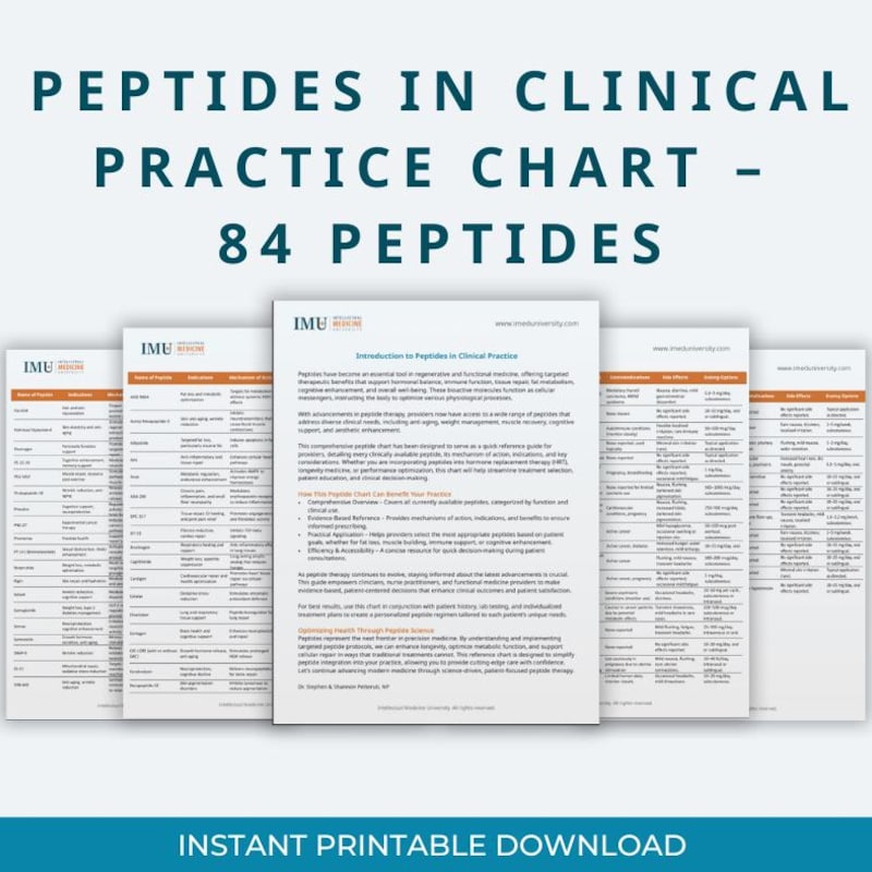 Peptide Label Template - Etsy