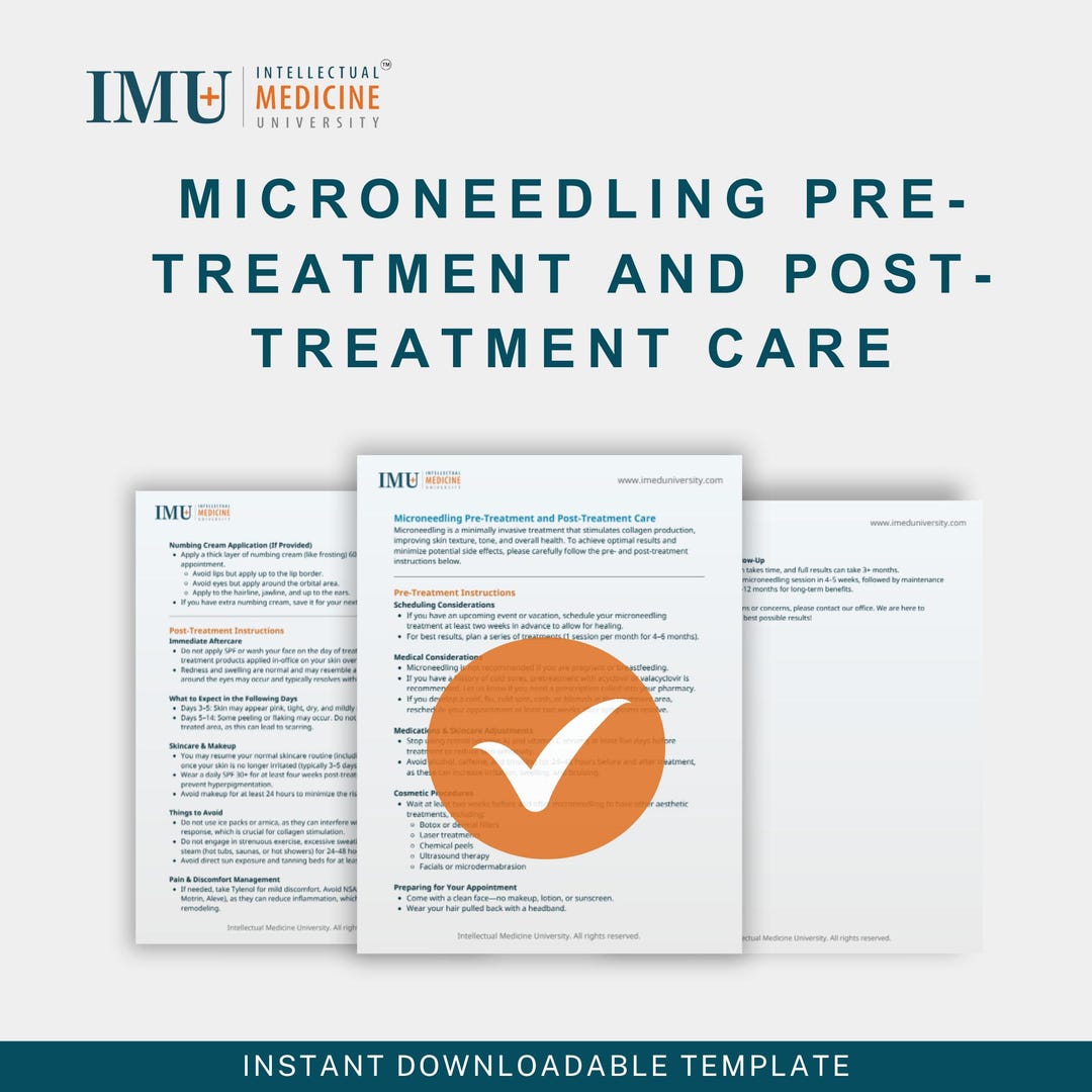 Microneedling Pre and Post-treatment Care - Skincare, Healing and ...