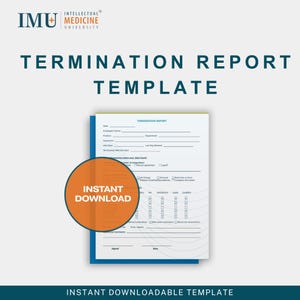 Termination Report Template – Employee Separation, Evaluation & Offboarding Checklist for ...