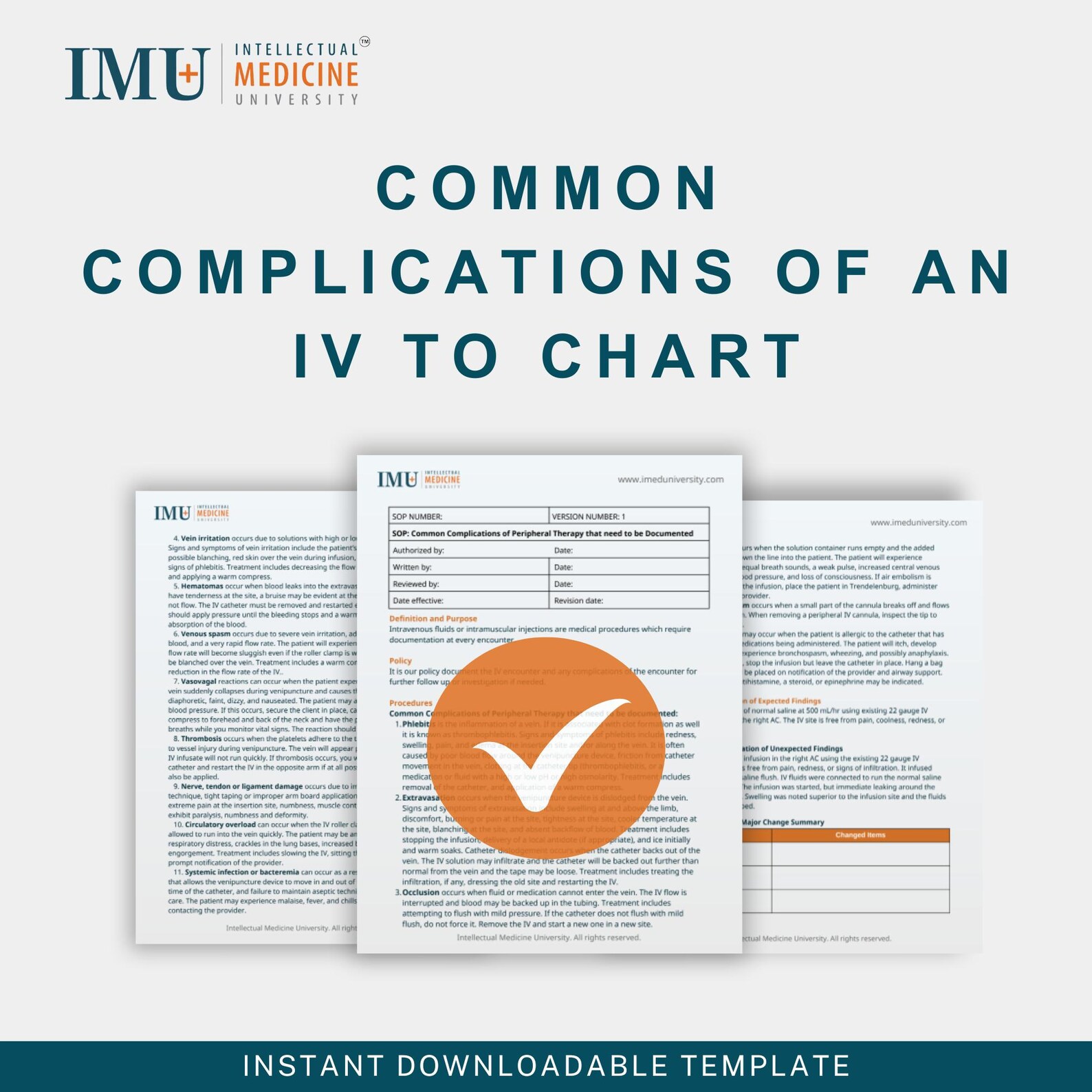 IV Complication Charting Guide: Symptoms, Treatments, EMR Notes ...