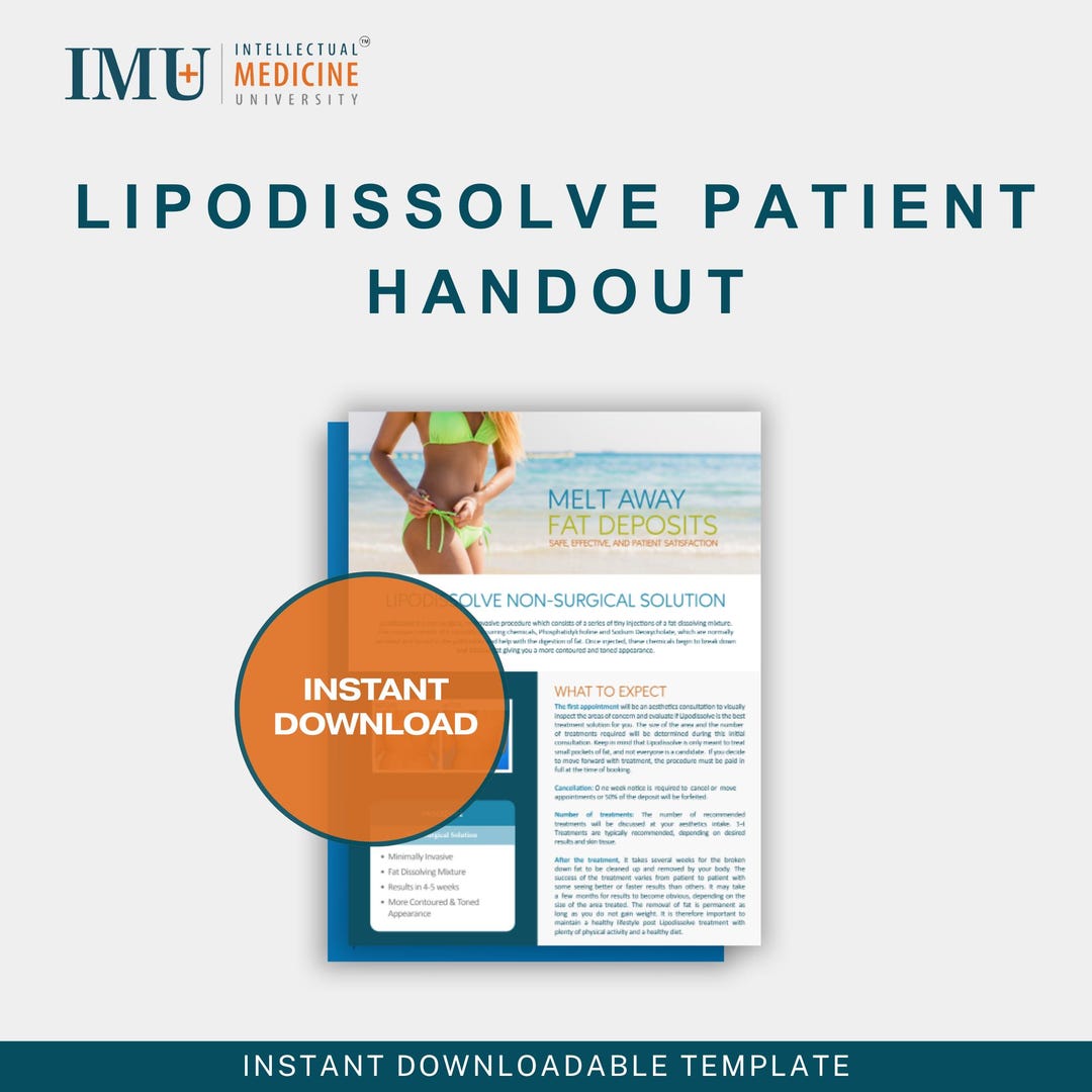 Lipodissolve Patient Handout – Non‑surgical Fat Reduction Guide ...