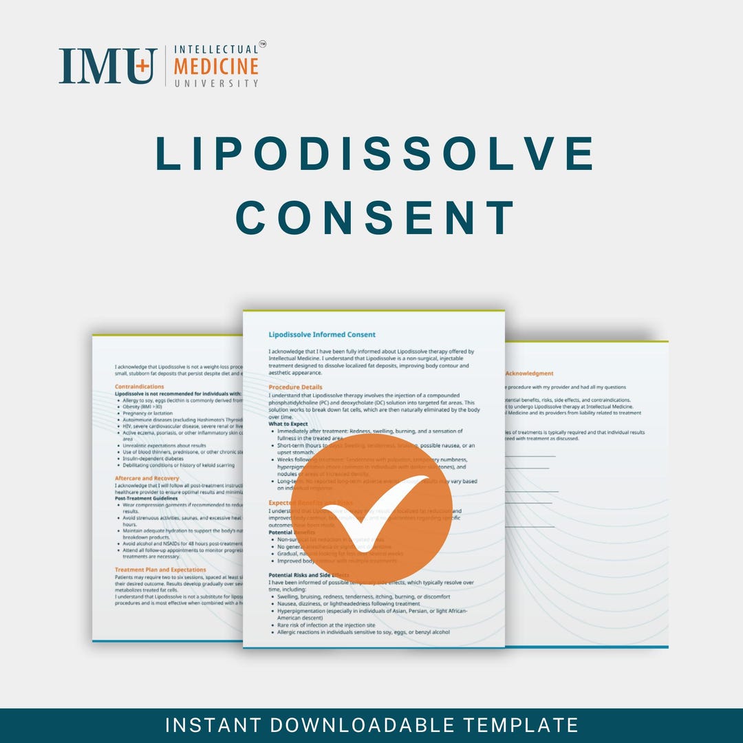 Lipodissolve Informed Consent Form - PC/DC Fat Dissolving Injection ...