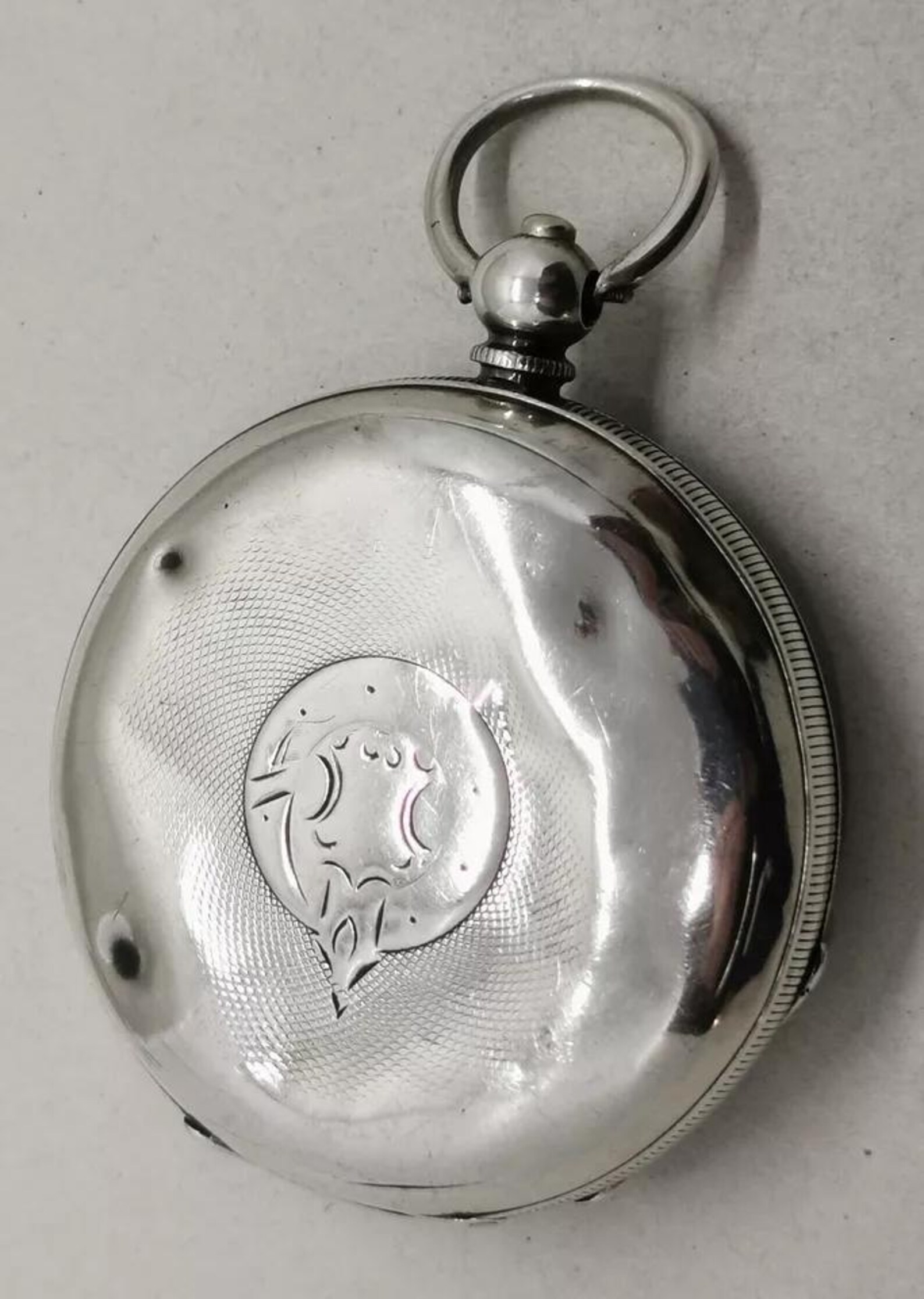 Vtg 1910 Veracity Dimier Bros Solid Sterling Silver 52mm Pocket Watch ...
