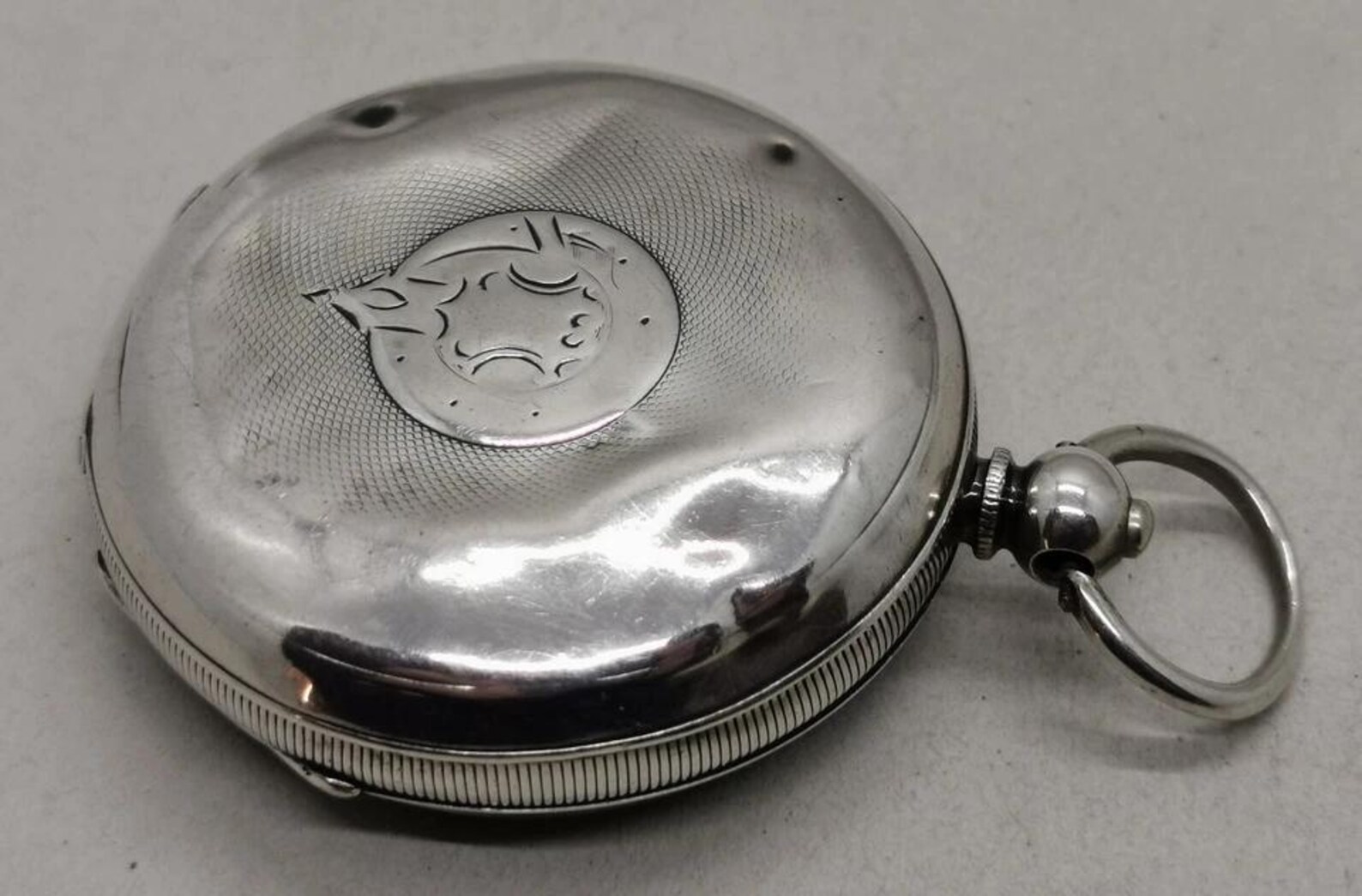 Vtg 1910 Veracity Dimier Bros Solid Sterling Silver 52mm Pocket Watch ...