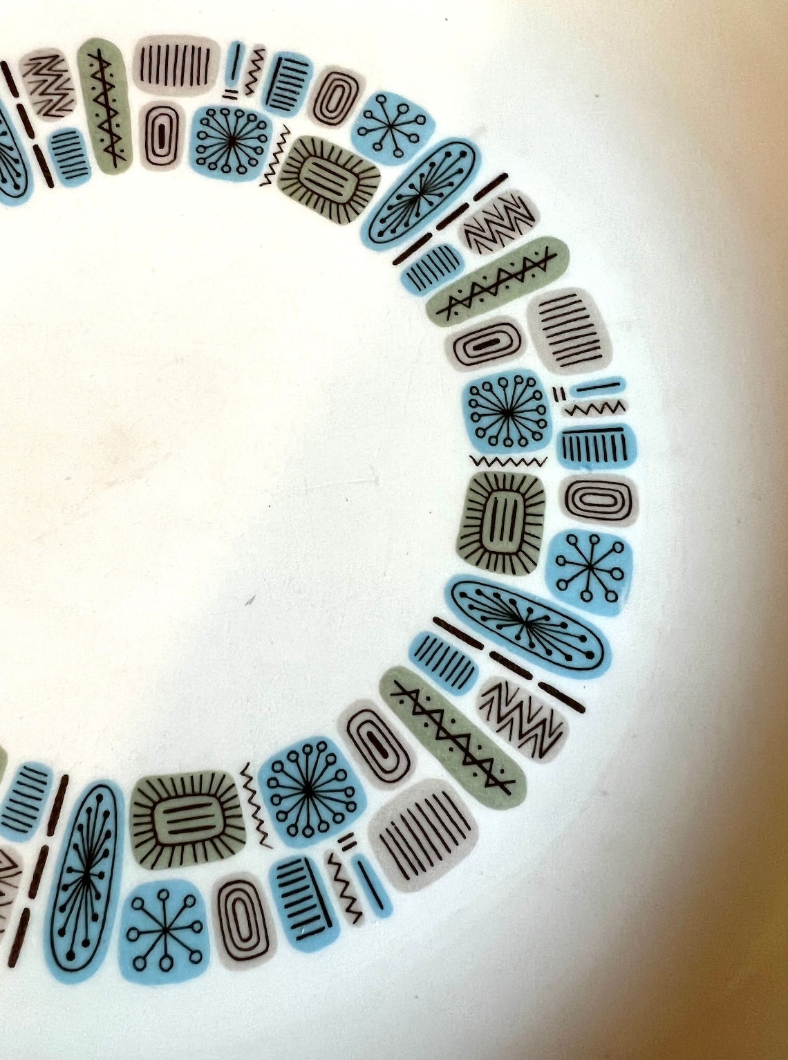 Atomic Mid Century Temporama Cannonsburg 10 Plates and Teacup - Etsy