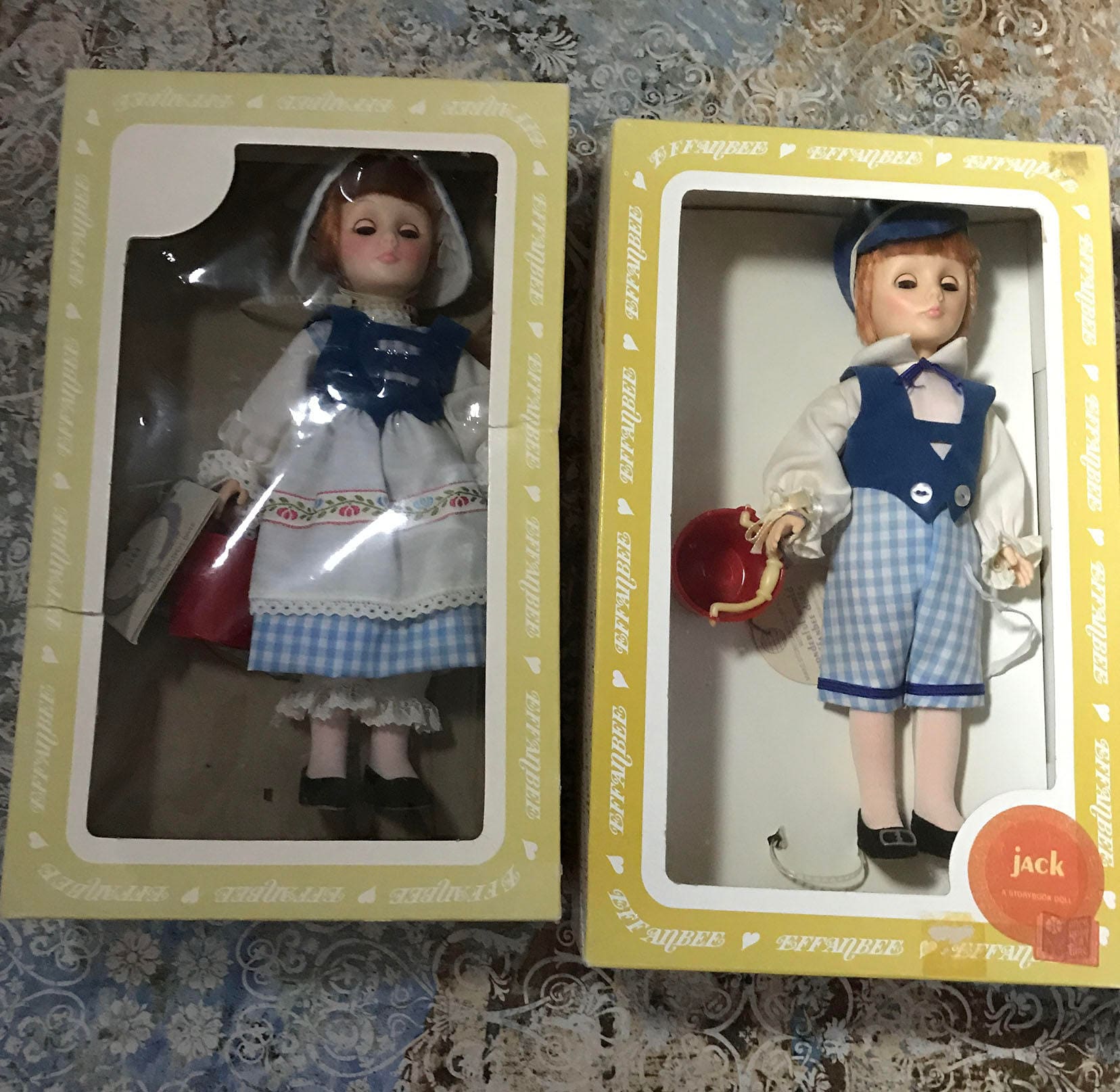 Pair of Jack and Jill Effanbee Storybook Dolls - Etsy