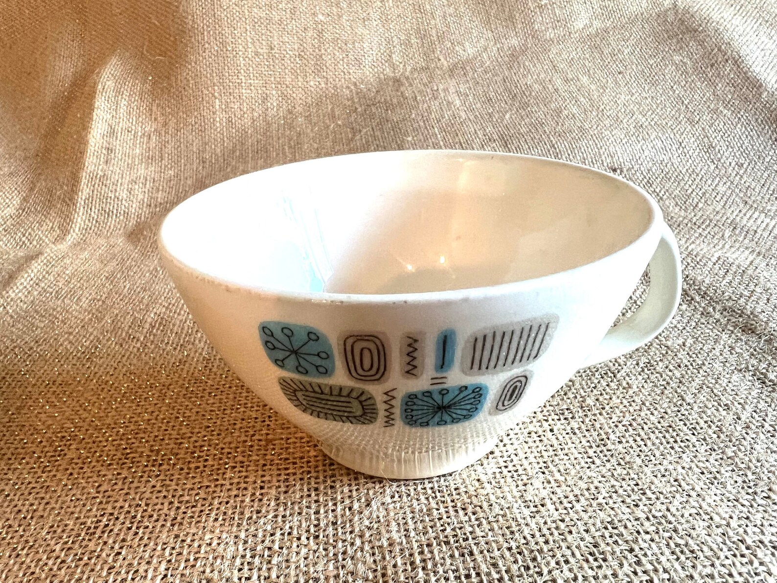 Atomic Mid Century Temporama Cannonsburg 10" Plates and Teacup - Etsy