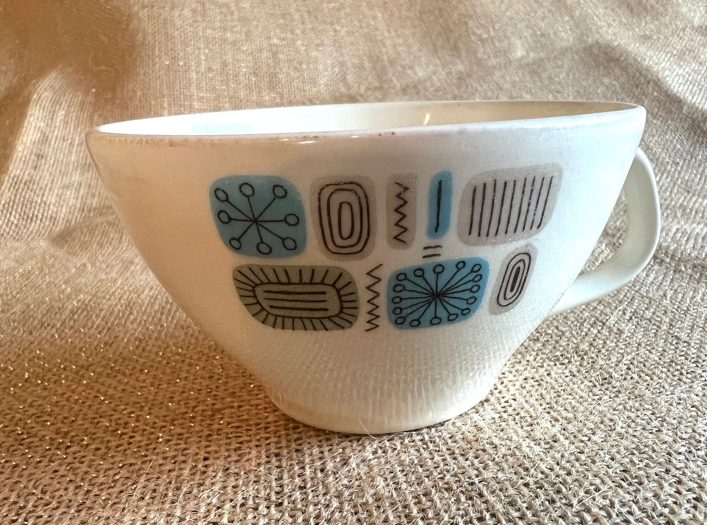 Atomic Mid Century Temporama Cannonsburg 10 Plates and Teacup - Etsy