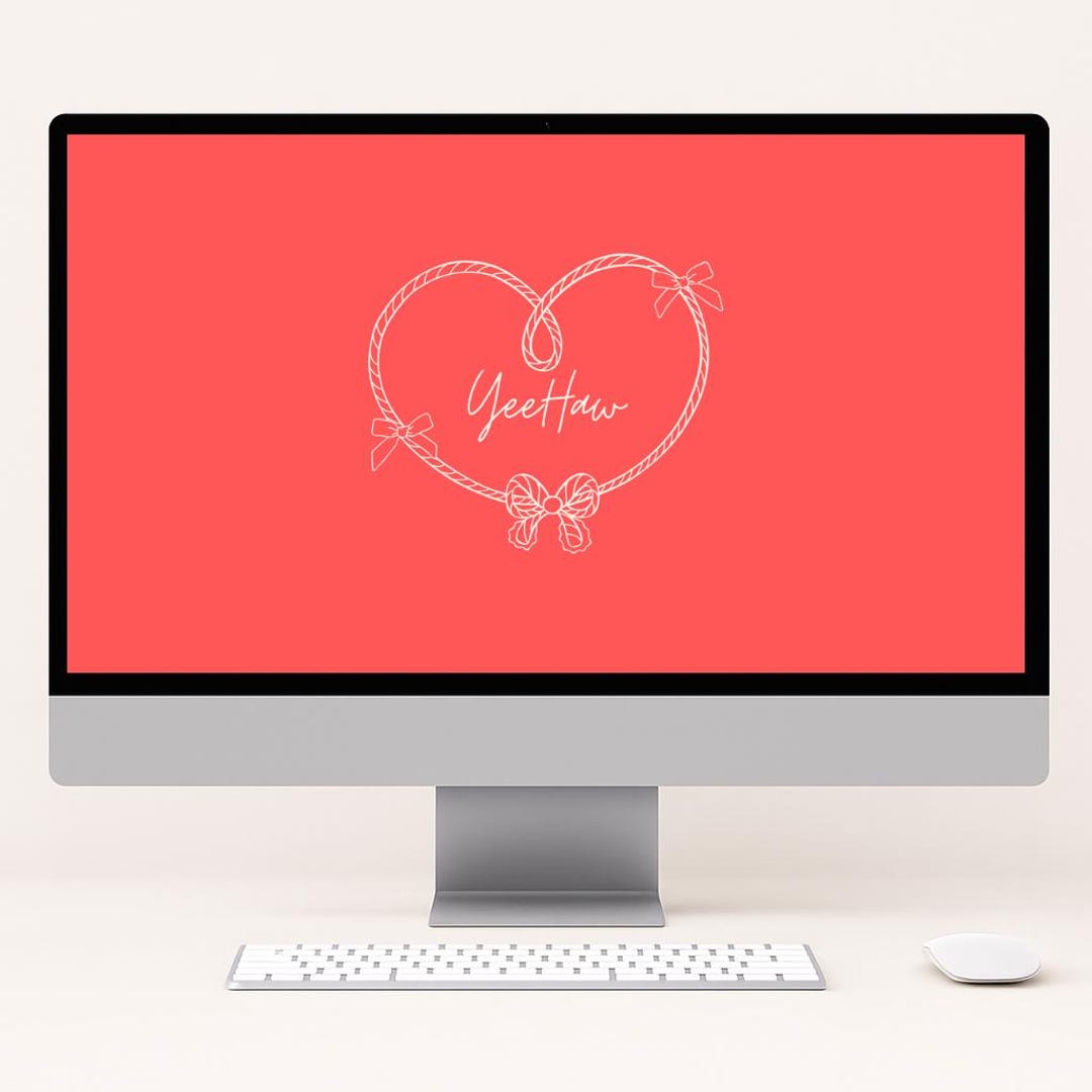 Yeehaw Desktop Wallpaper (digital Download) - Etsy