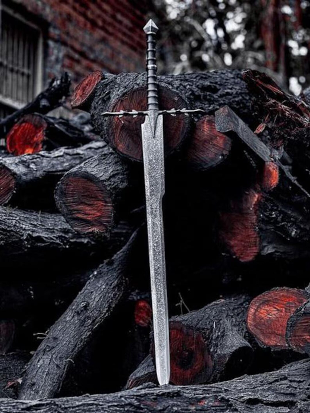 Handmade Fantasy Dark Rider Sword, Cosplay & Display Gift for Boyfriend ...