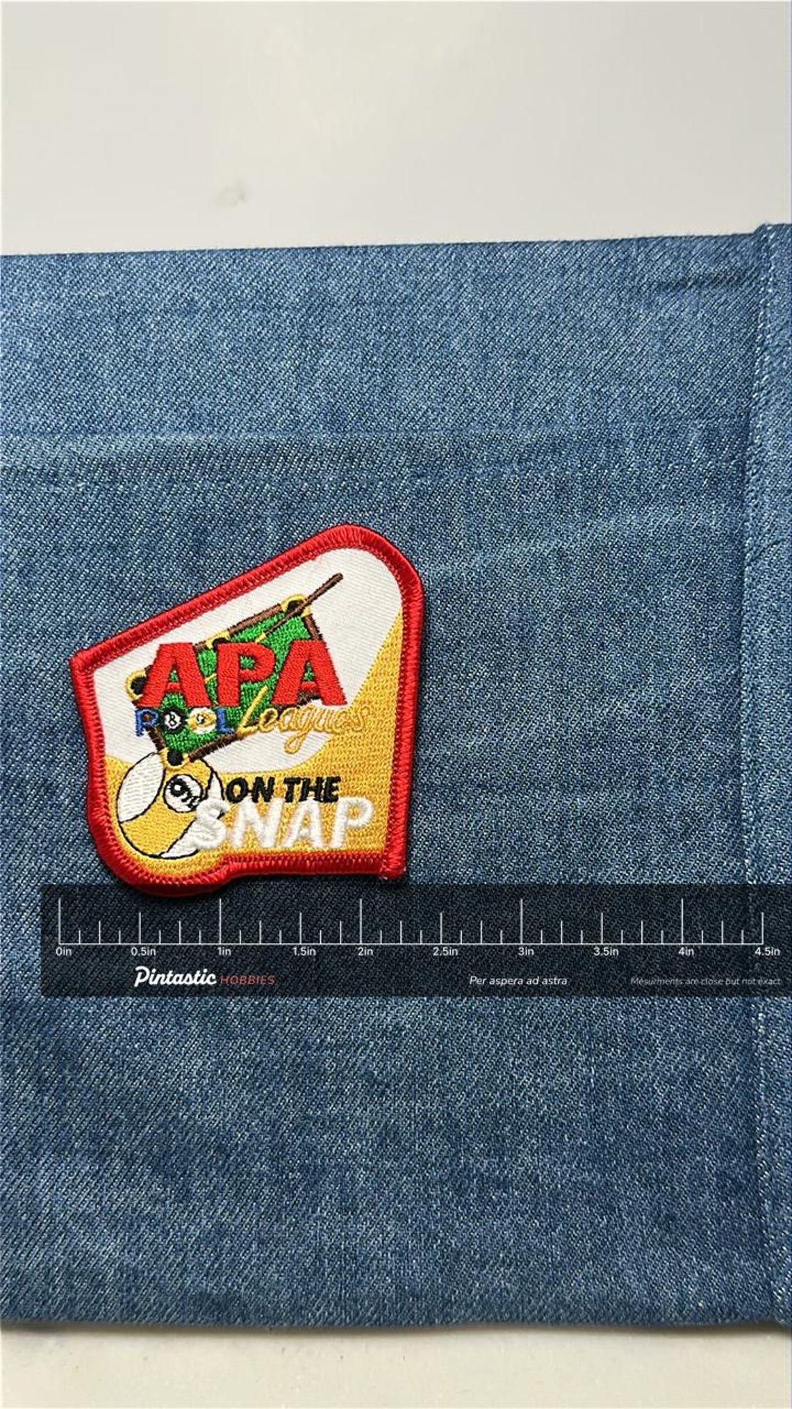 APA Pool Leagues Patch: Sew-on Bold Multi-color - Sports Accessory - Etsy