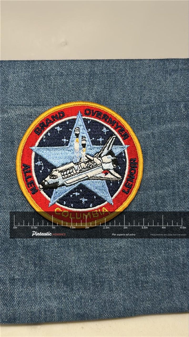 NASA Columbia STS-5 Mission Patch: Iron-on Multicolor - Space Shuttle Era Accessory - Etsy