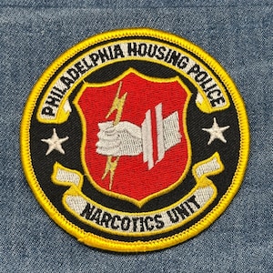 Philadelphia Housing Police Patch: Iron-on Yellow/red Finish ...