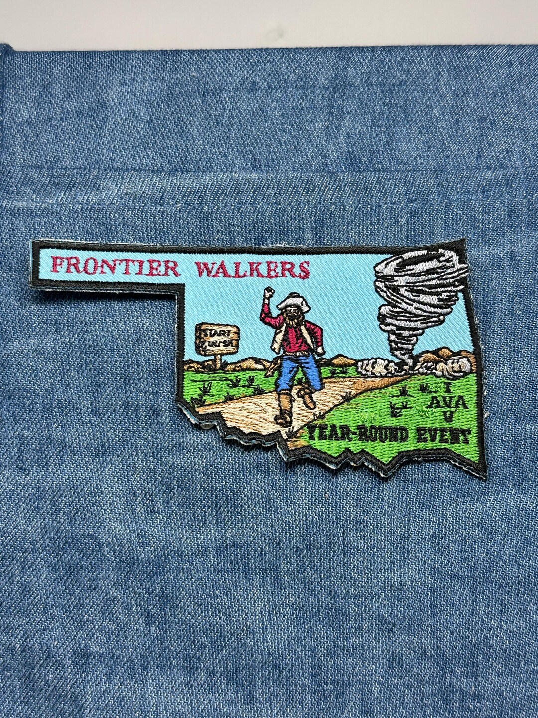 Frontier Walkers Collectable Patch: Sew-on Multicolor - Hiking Event ...