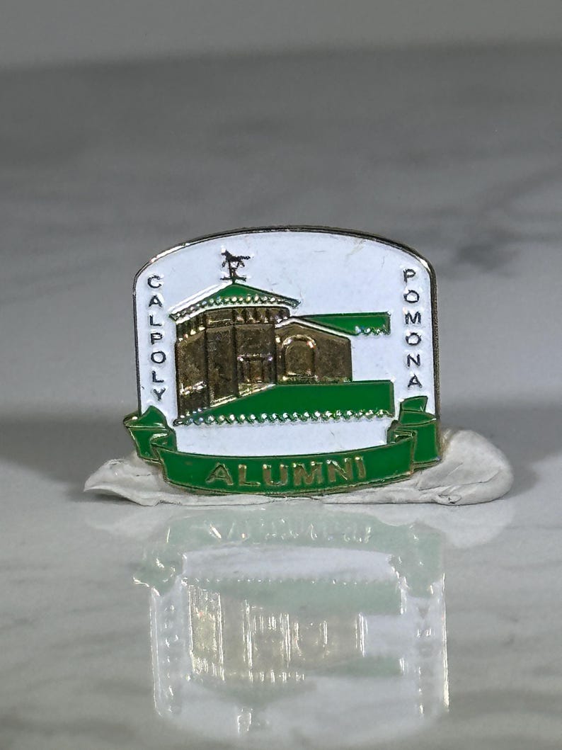 Cal Poly Pomona Alumni Pin: Green & Gold Enamel - College Pride ...