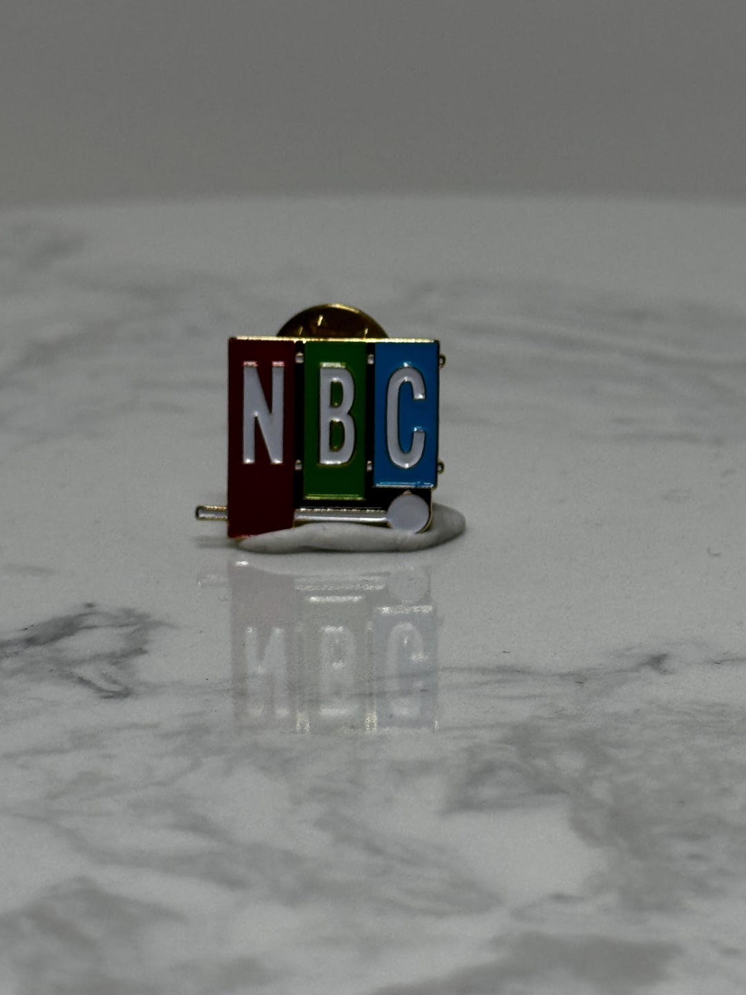 NBC Logo Lapel Pin: Red Green Blue Enamel - Vintage TV Accessory - Etsy