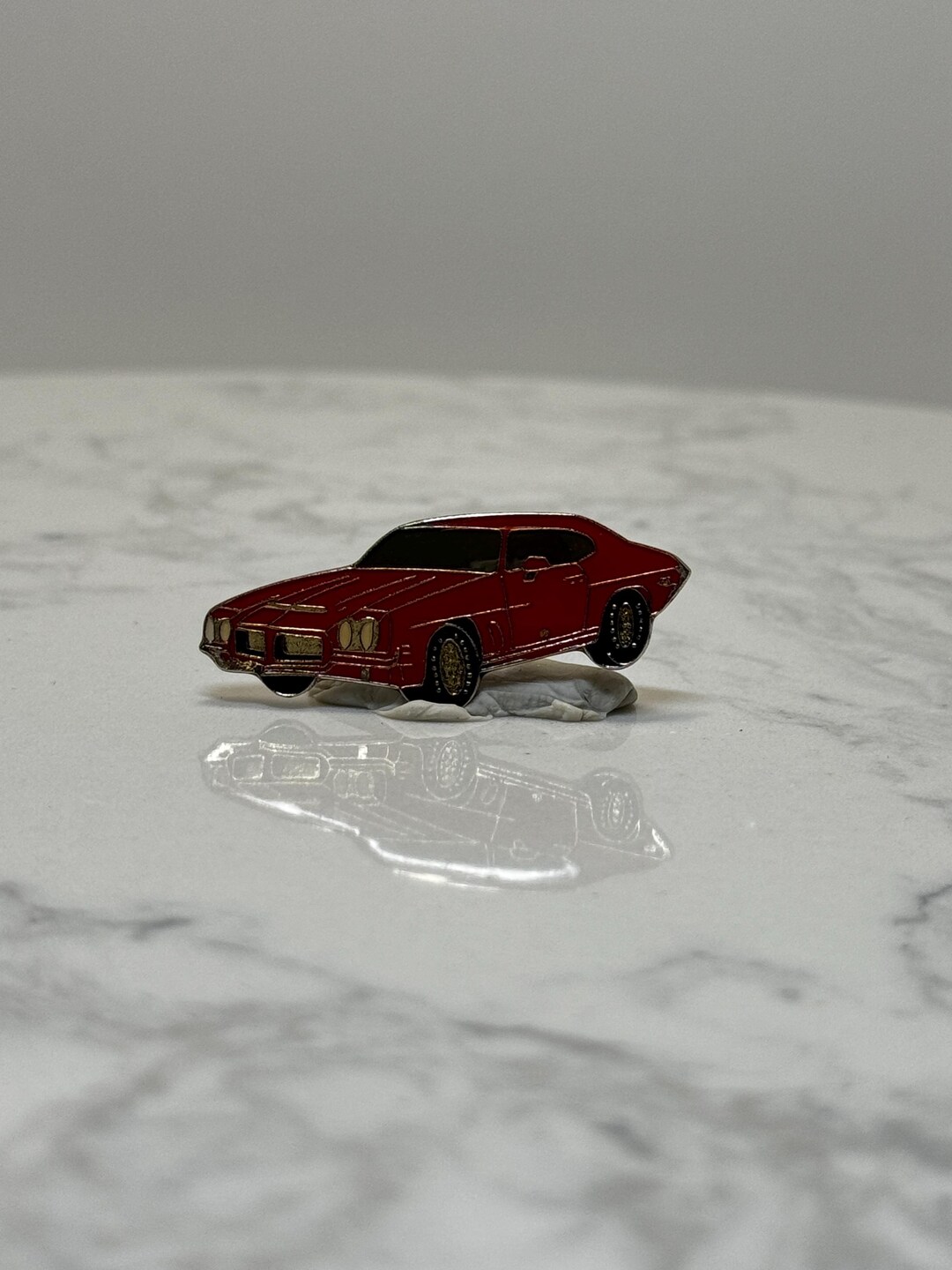 1971 Pontiac GTO Pin: Classic Red Muscle Car Enamel Collector Pin - Etsy
