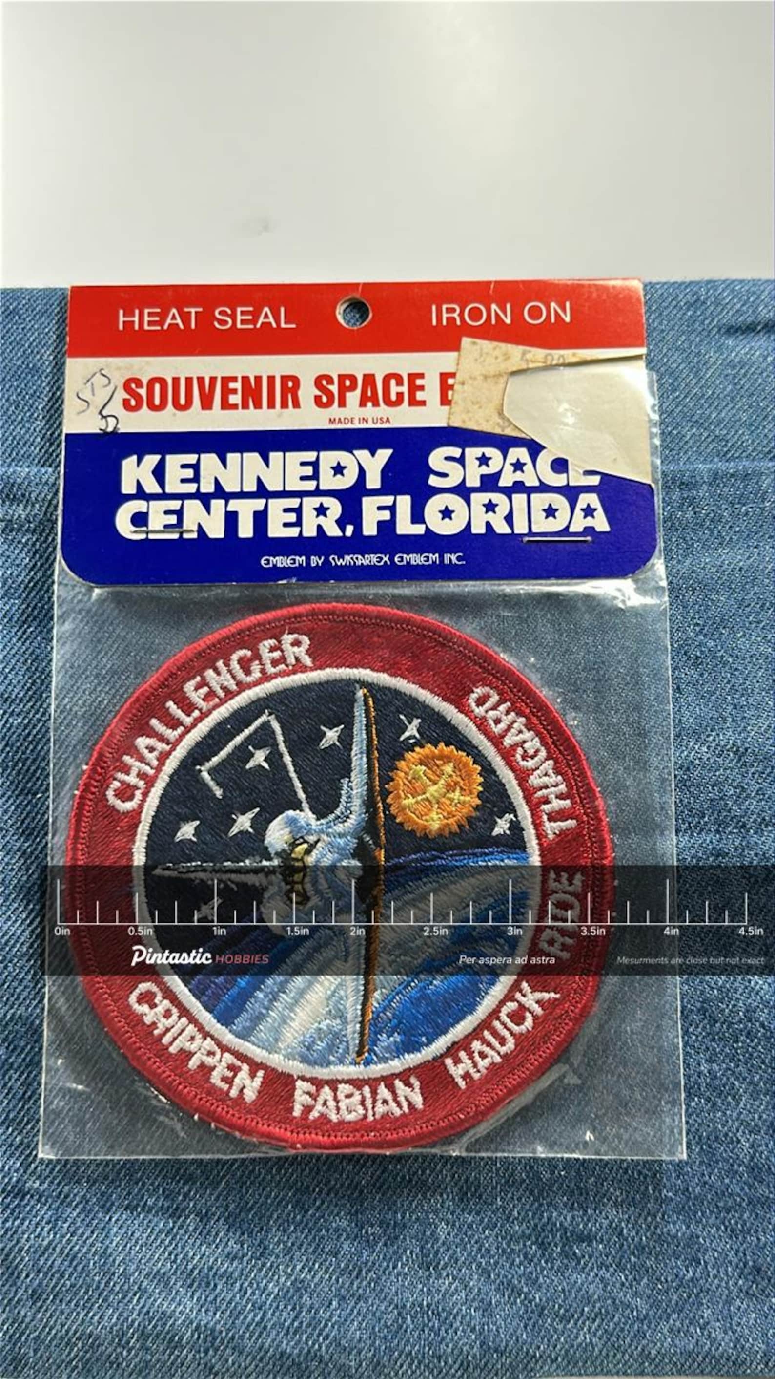 NASA Challenger STS-7 Mission Patch: Iron-on Round Red Border - 1980s ...
