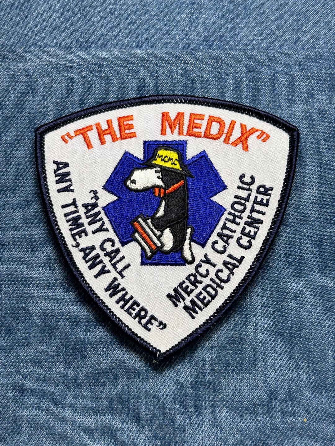The Medix EMS Collectable Iron-on Patch: Embroidered Shield - Medical ...