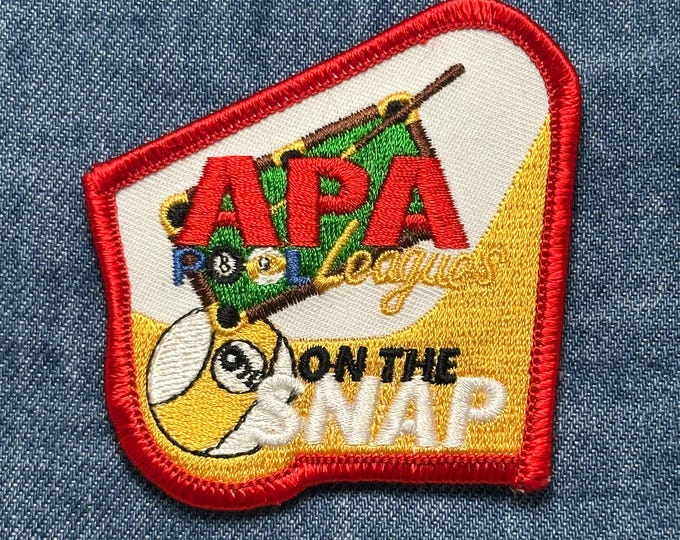 APA Pool Leagues Patch: Sew-on Bold Multi-color - Sports Accessory - Etsy