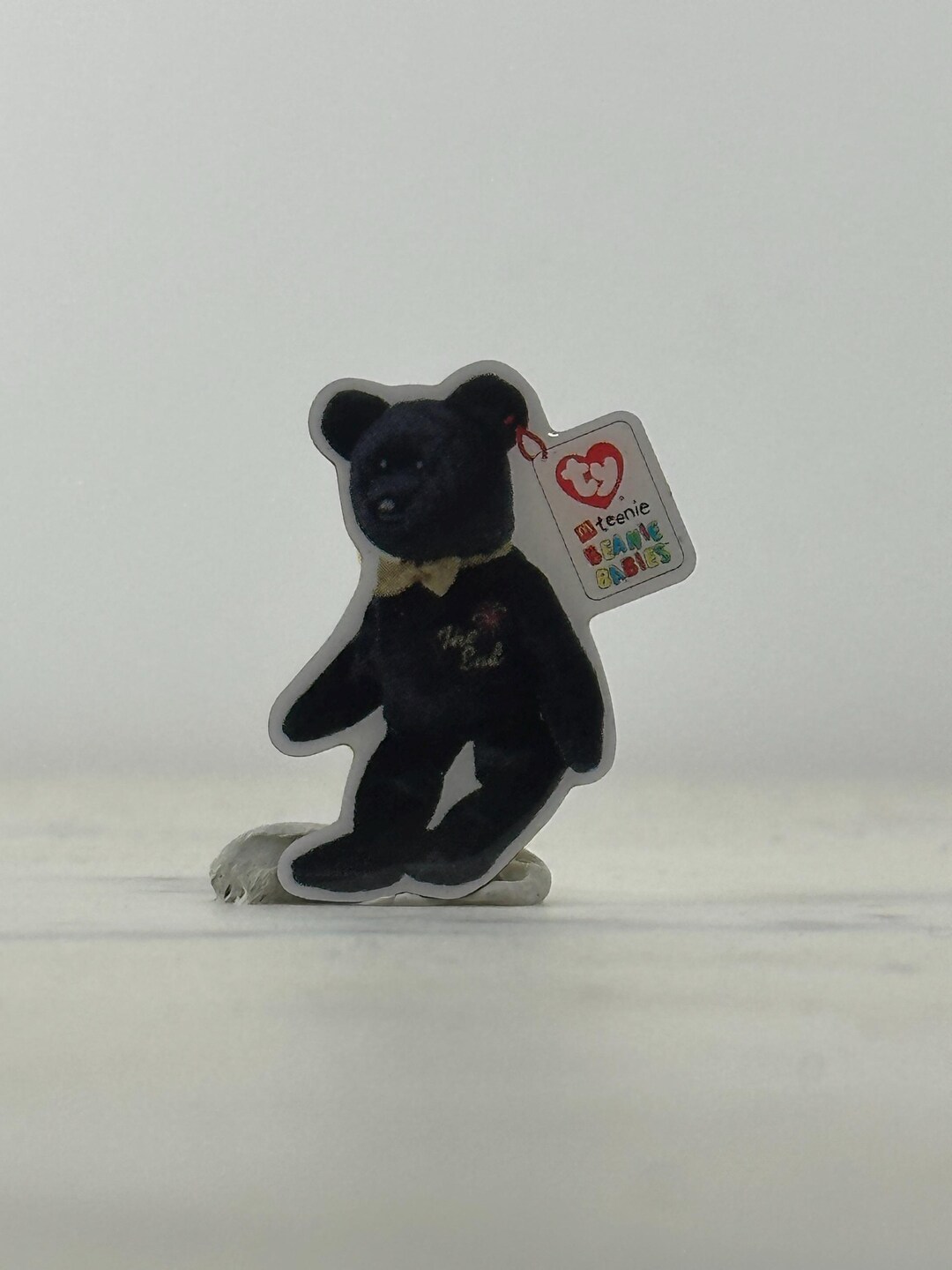 Ty Beanie Baby Bear Pin: Black Enamel - 90s Nostalgia Accessory - Etsy