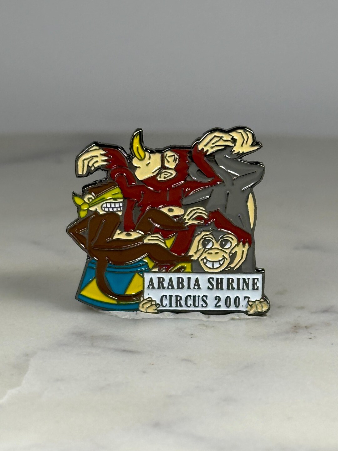 Arabia Shrine Circus Pin: Colorful Enamel - 2007 Commemorative ...
