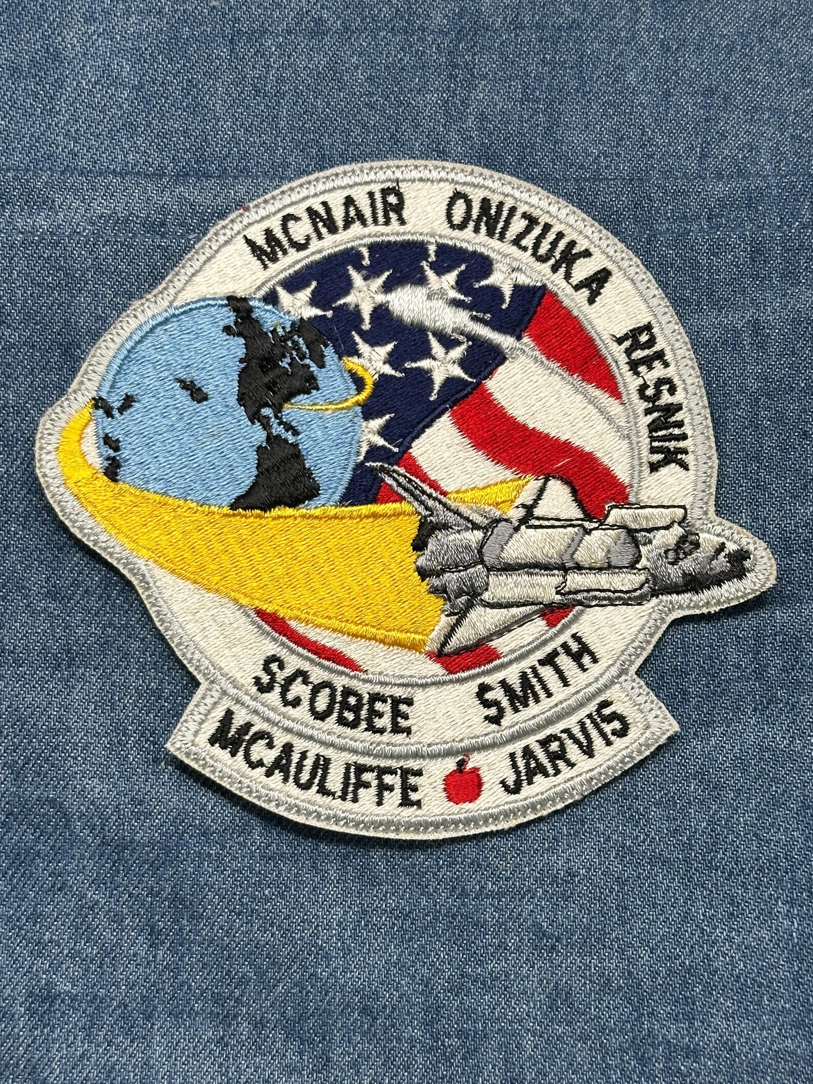 NASA Challenger STS-51L Mission Patch: Iron-on Multicolor - 1980s Space ...