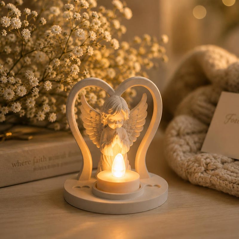 Christian Led Candle - Etsy