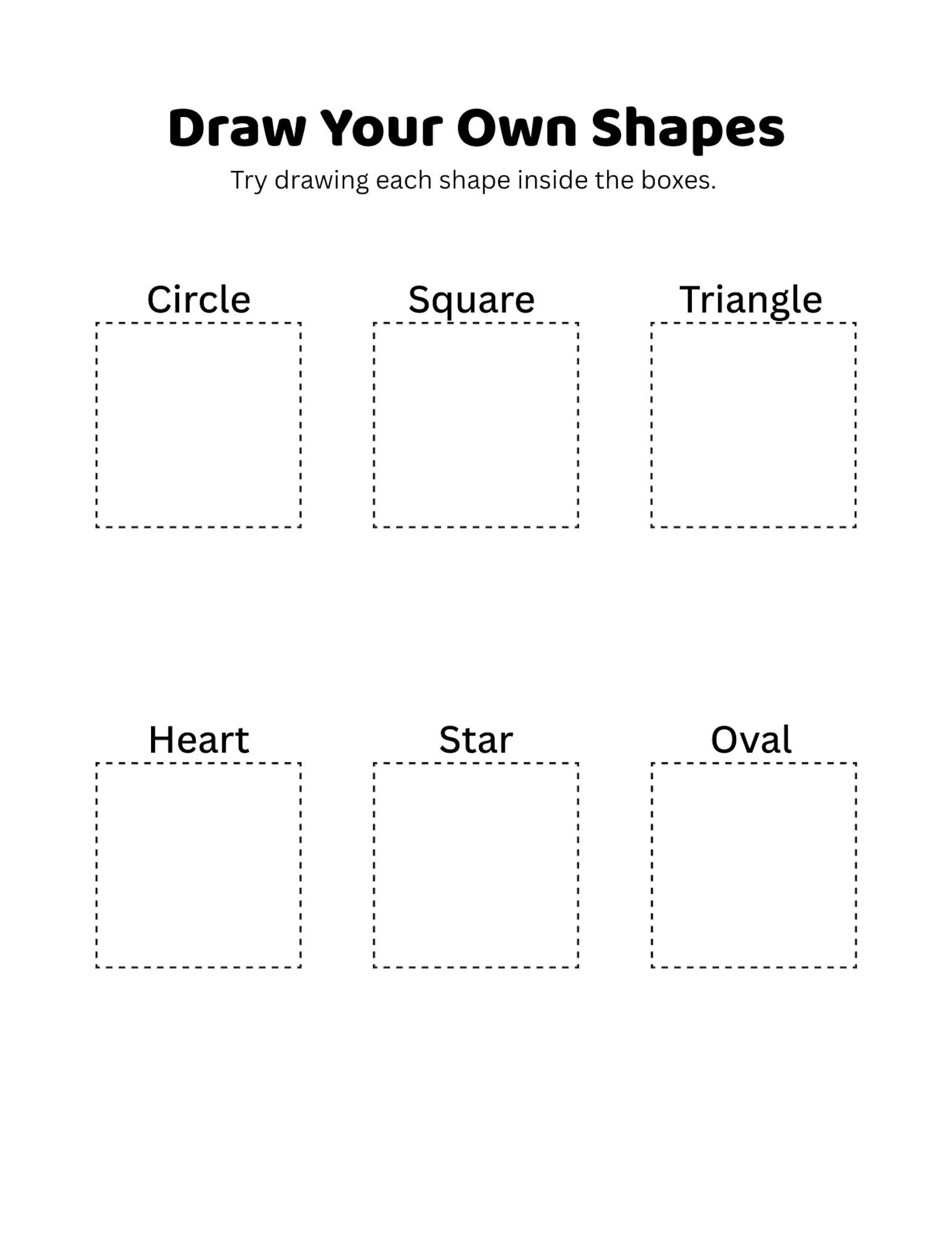 Toddler Shapes Activity Pack | Preschool Tracing & Matching Worksheets ...