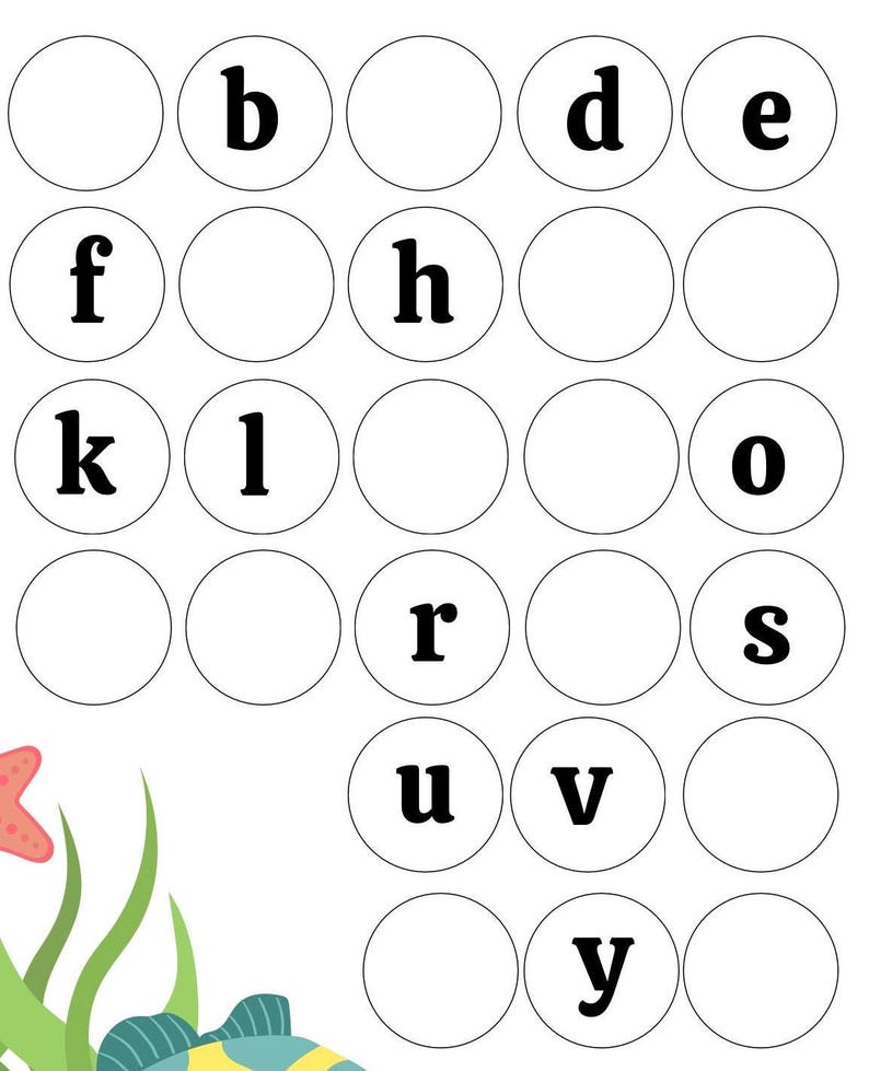Fill in the Missing Letters Worksheet | Missing Alphabet Activity | ABC ...
