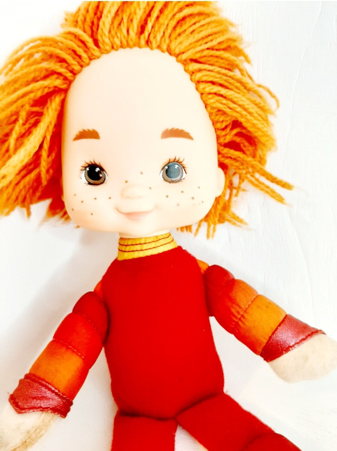 Vintage Red Butler Rainbow Brite Color Kid Boy Friend Eighties Toy Doll ...