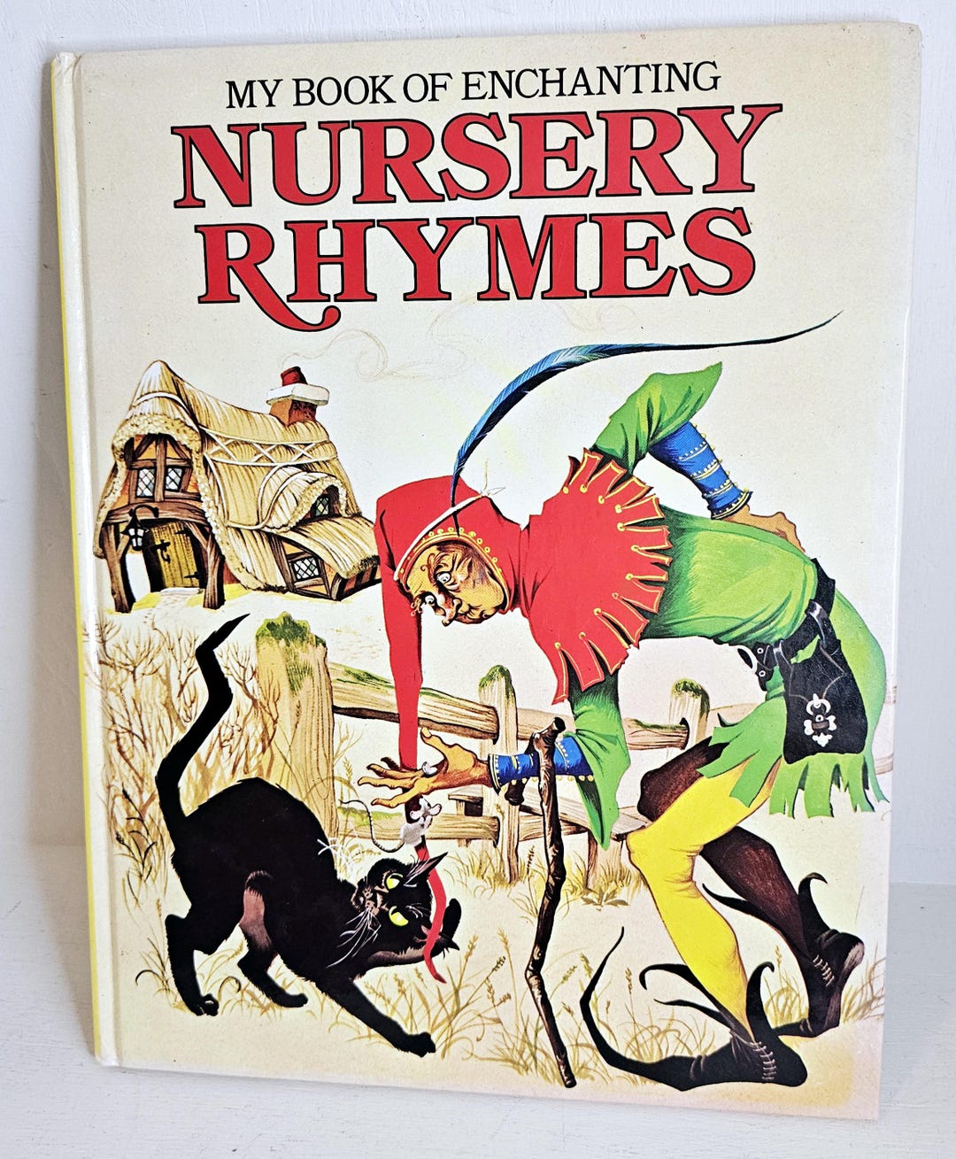 Vintage the Book of Enchanting Nursery Rhymes Illustrated Hard Cover ...