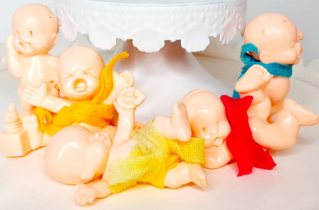 Vintage Hasbro Lil Babies Figurine Oodles Vinyl Baby Doll Figurines You ...