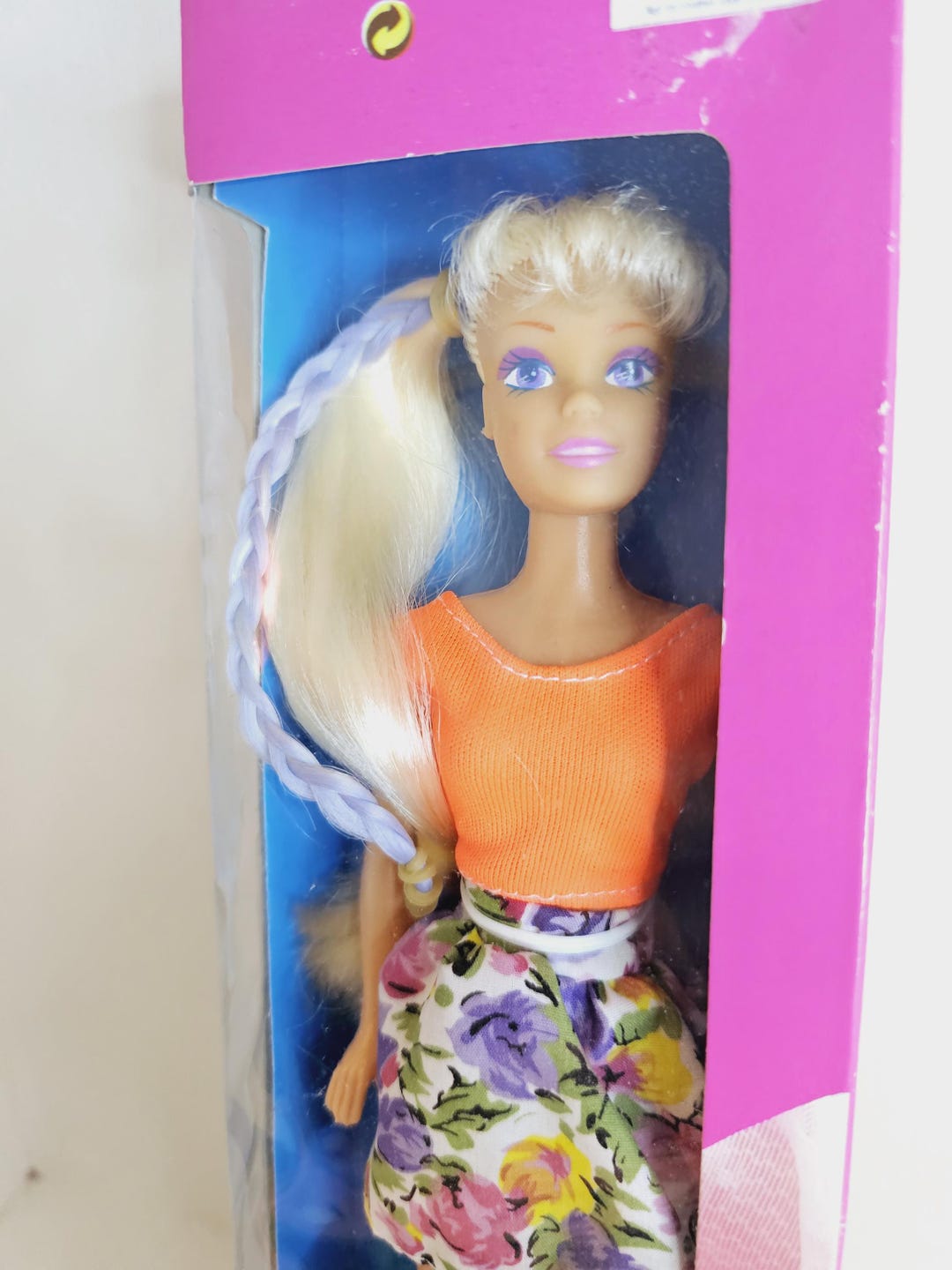 Vintage Blonde Lovely Annie Fashion Doll Clone in Original Box Floral ...
