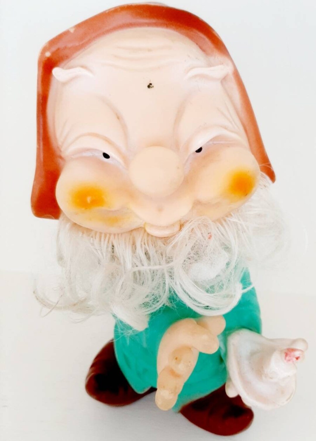Vintage Snow White Dwarf Beard Squeak Toy Fairytale Character Doll ...