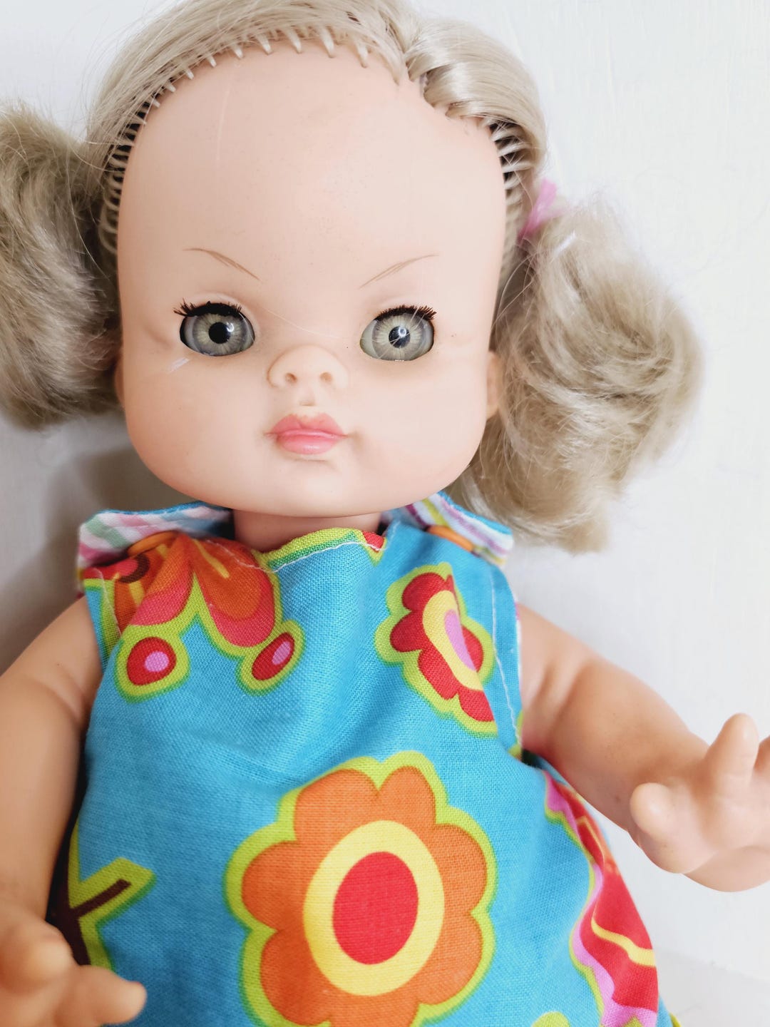 Vintage Classic Baby Doll Handmade Floral Dress Pink Knickers Sleep ...