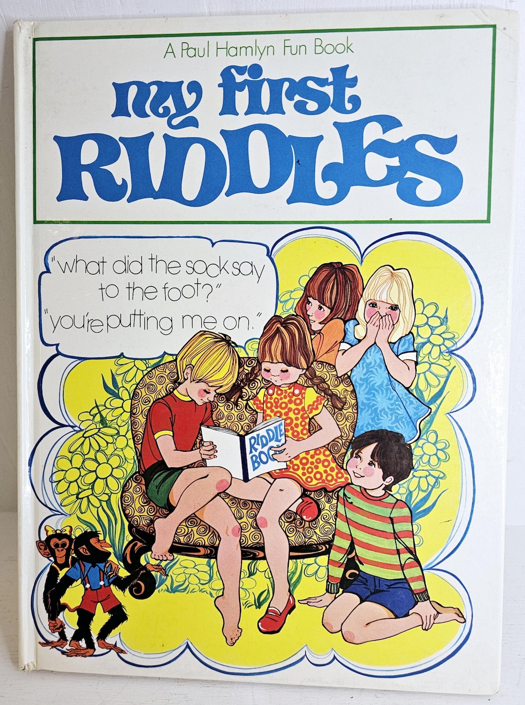 Vintage My First Riddles A Paul Hamlyn Fun Book Kitsch Colour Hard ...