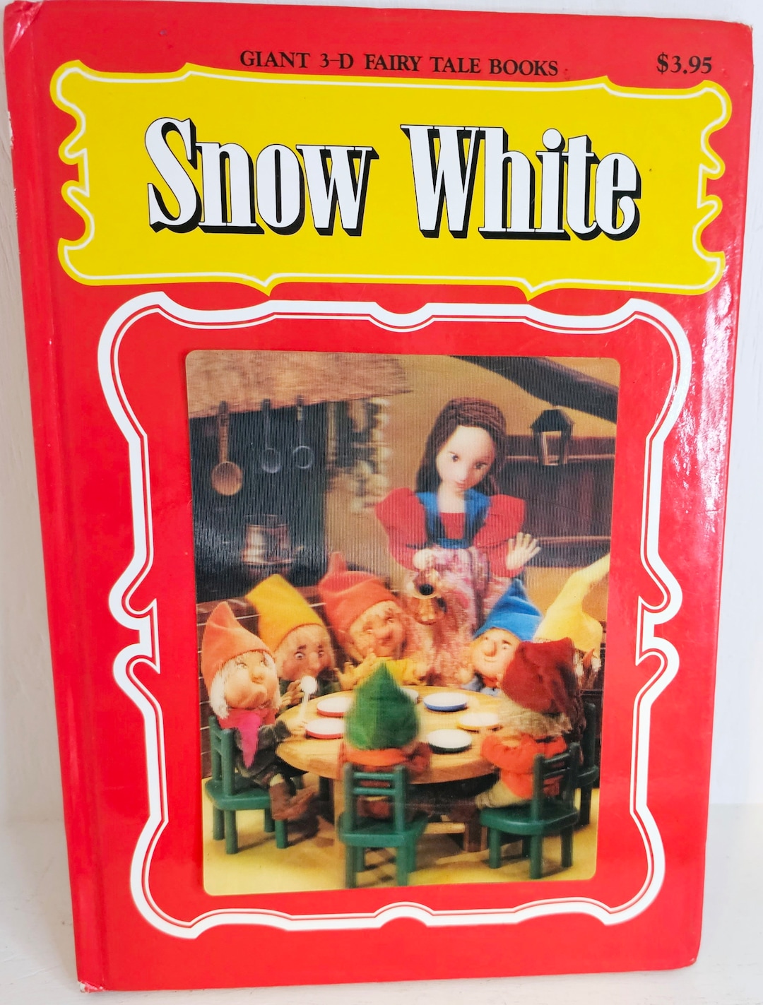 Vintage Kitsch Snow White 3D Puppet Story Book Fairytale 1970s ...