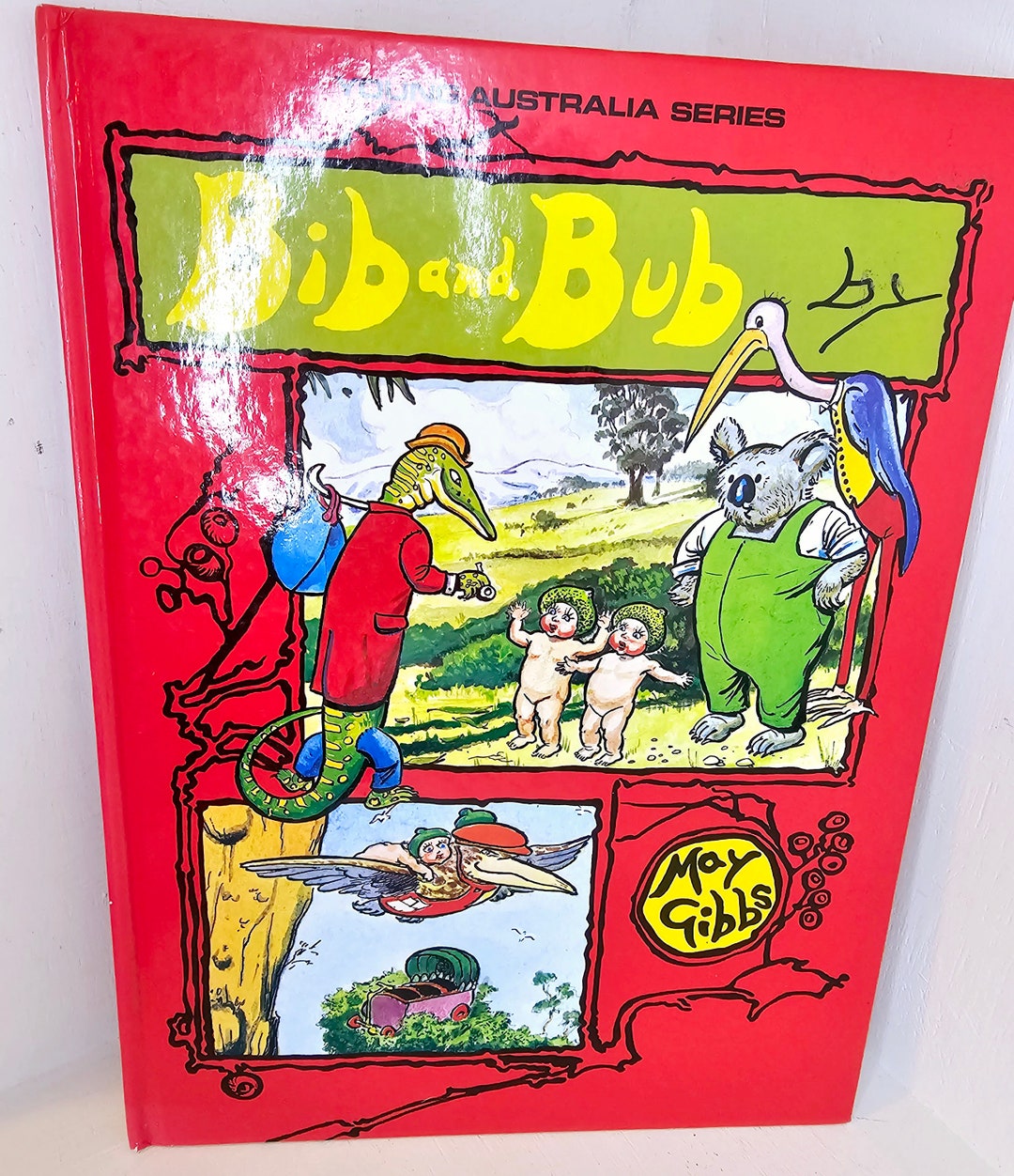 Vintage Bib and Bub May Gibbs Gumnut Babies Hardback Picture Story Book ...