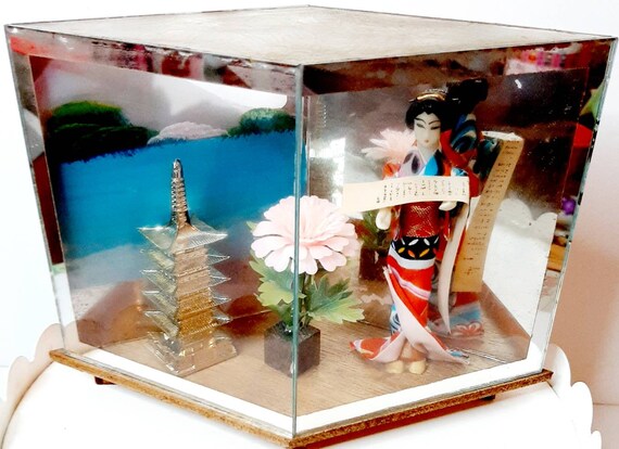 Vintage Japanese Miniature Geisha dressed traditional Kimono | Etsy