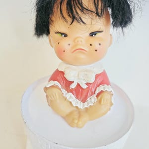 Vintage Kitsch Moody Cutie Vinyl Doll Sassy Emotion Crying Sad Face ...