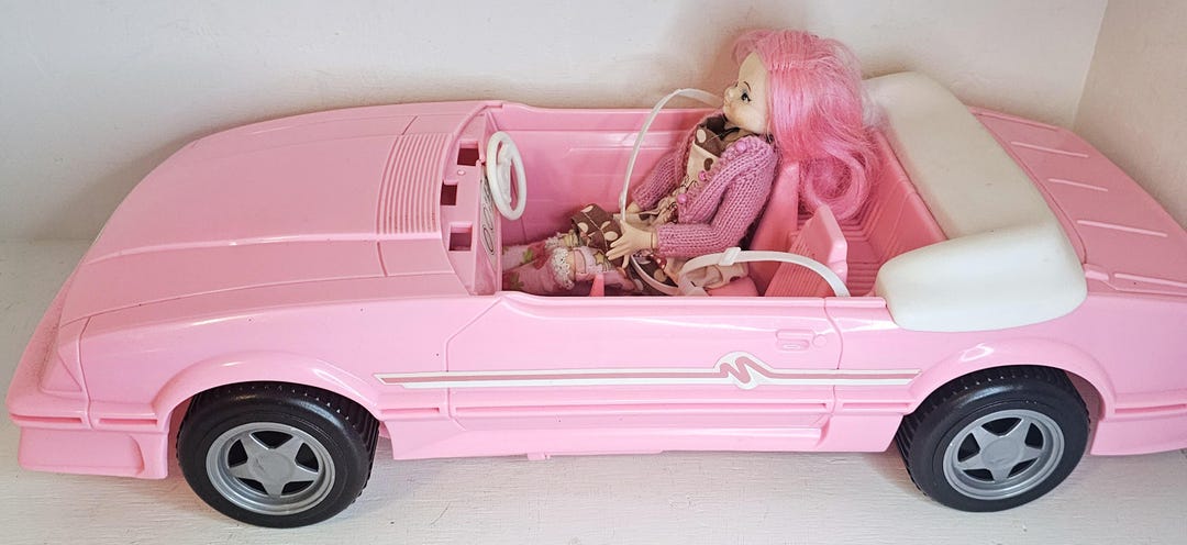 Vintage Mattel Barbie Mustang Bubblegum Pink White Trim 2 Sears Parcel ...